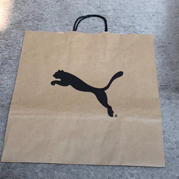 Puma | Bags | Puma Shopping Paper Bag | Poshmark